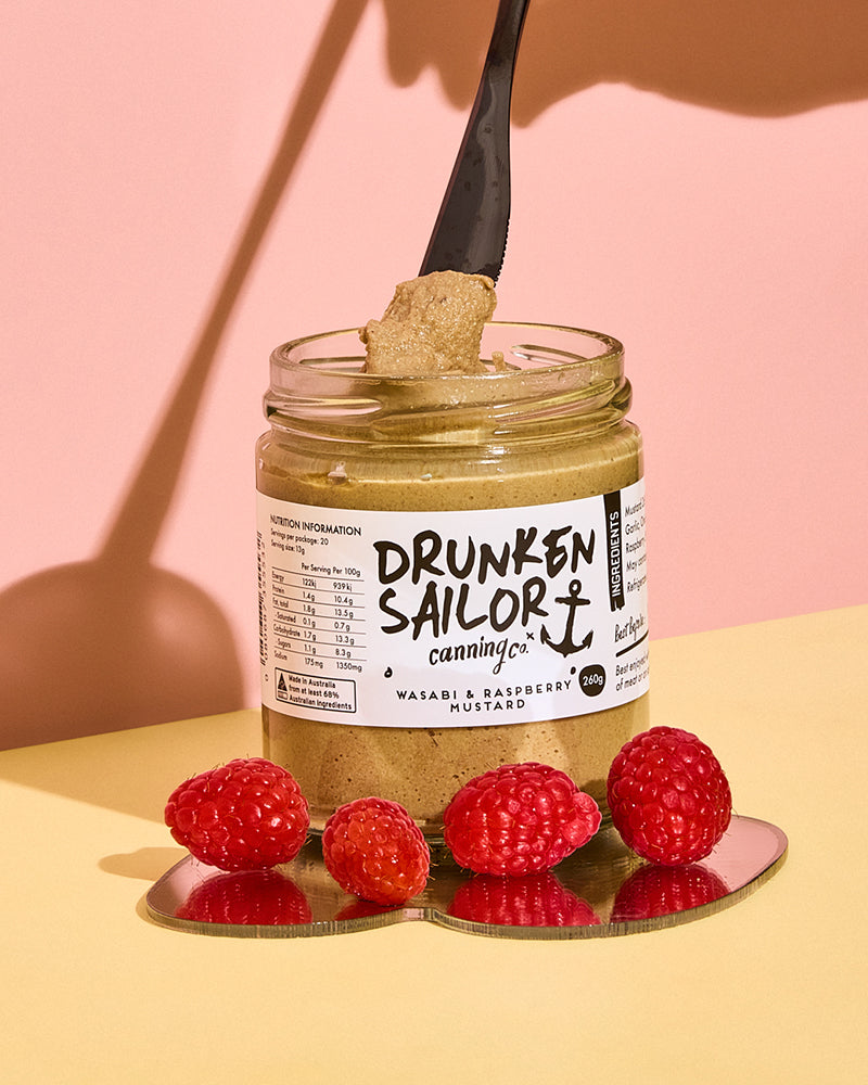 Wasabi & Raspberry Mustard – drunkensailorcanningco